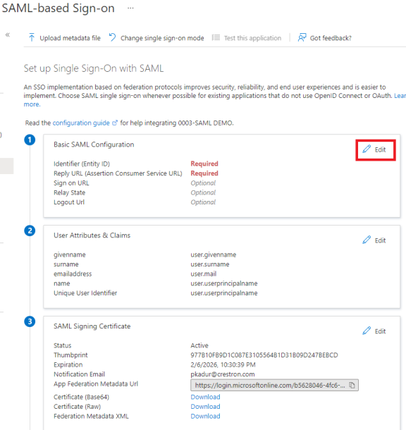 Configure Azure Active Directory